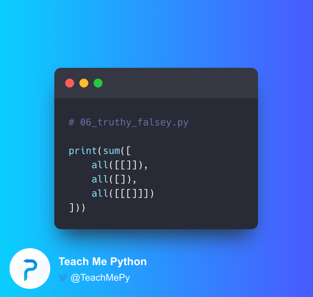 Teach Me Python