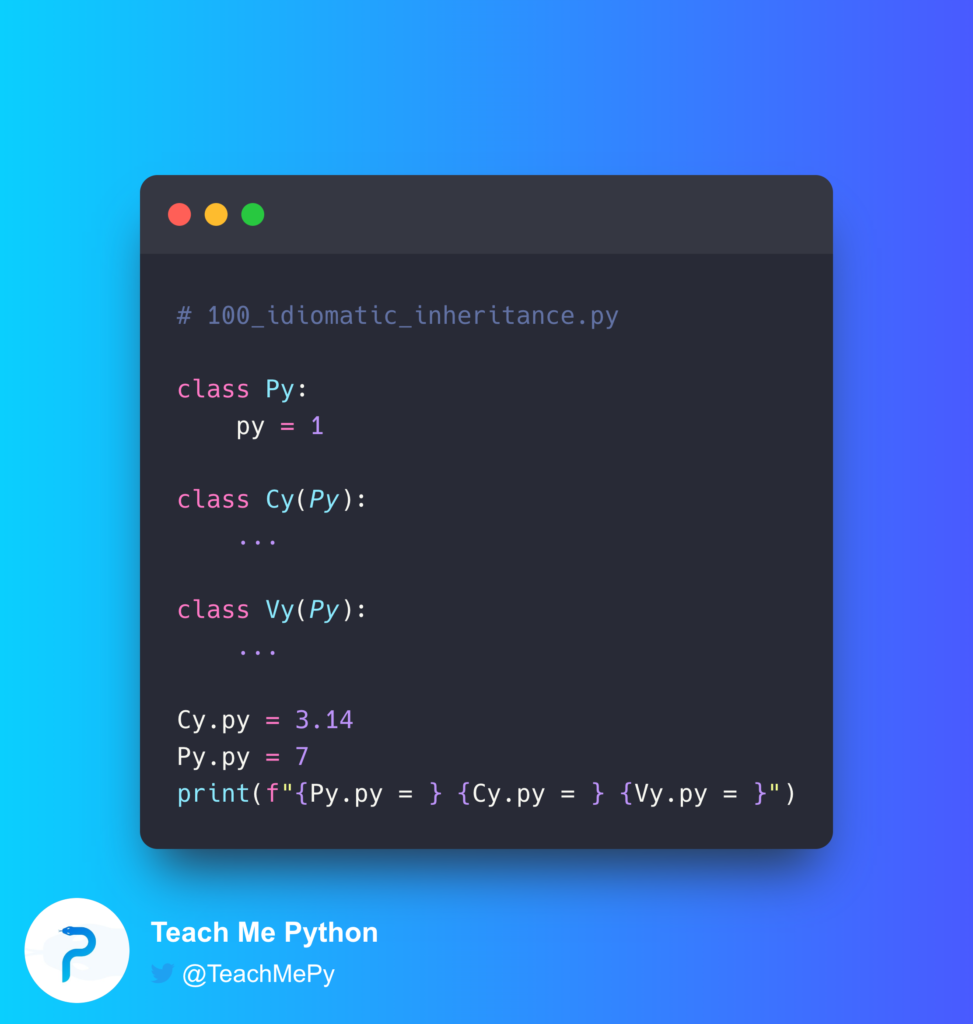 - Teach Me Python