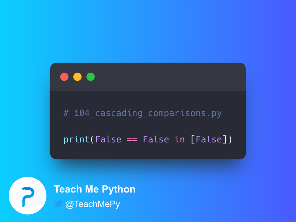 - Teach Me Python