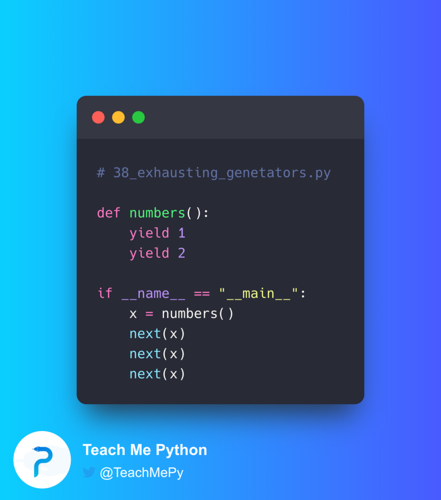 - Teach Me Python