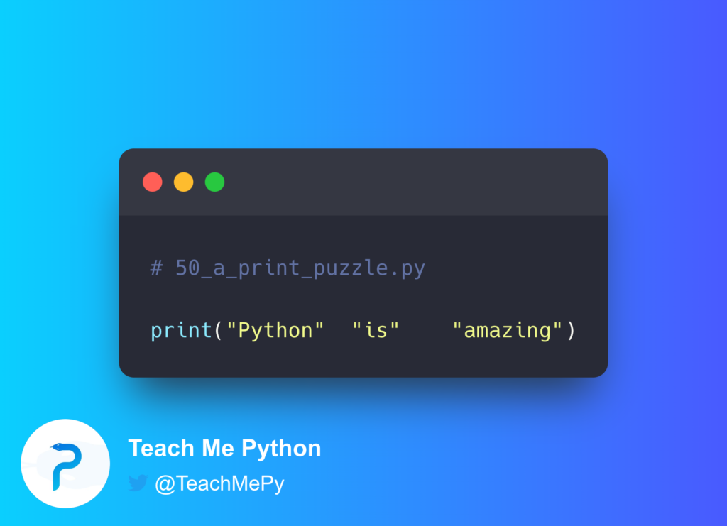 Teach Me Python 3663