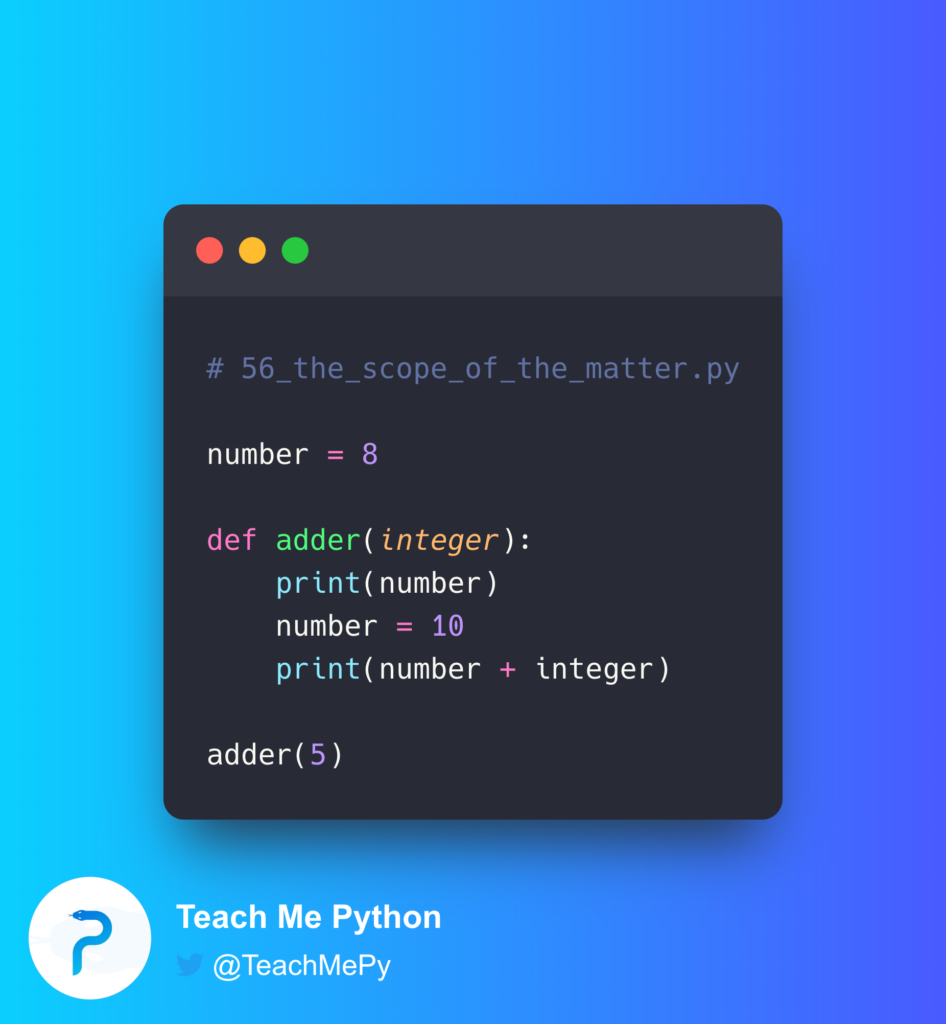 Teach Me Python