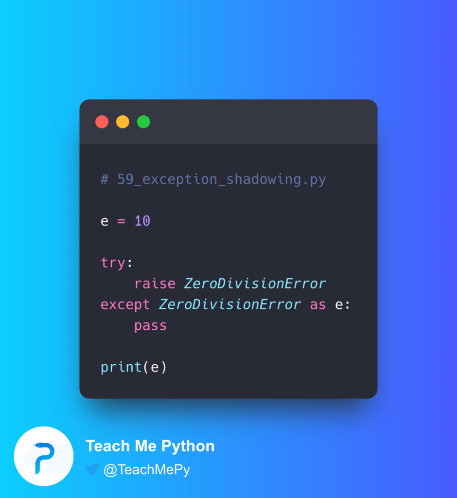 Teach Me Python
