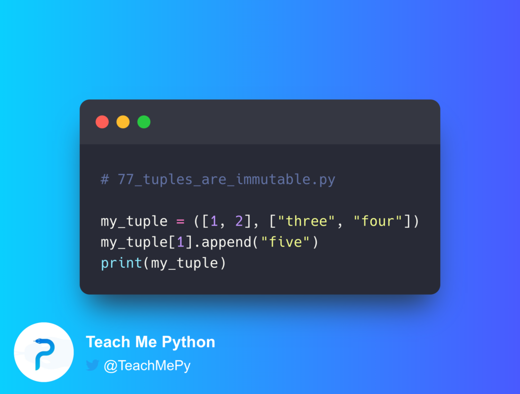 Teach Me Python 