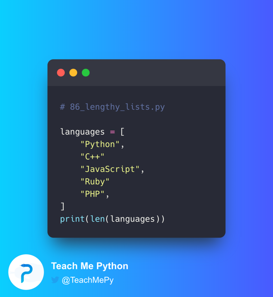 - Teach Me Python