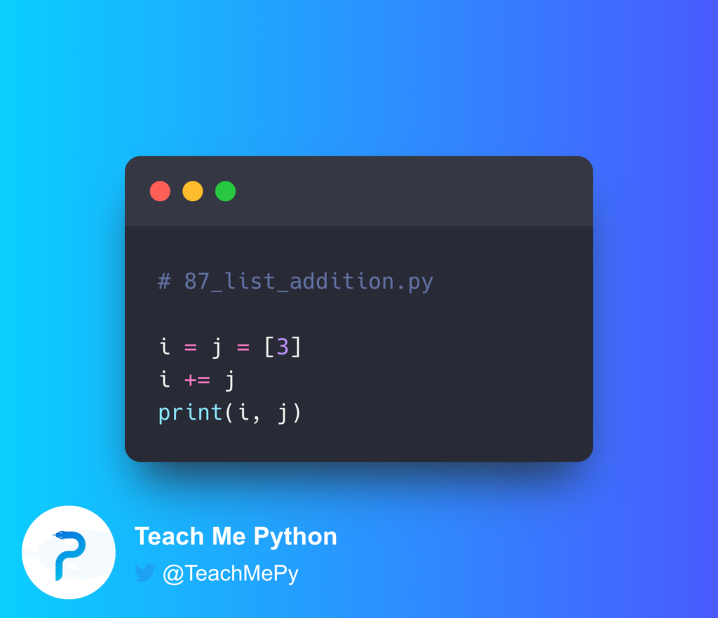 - Teach Me Python